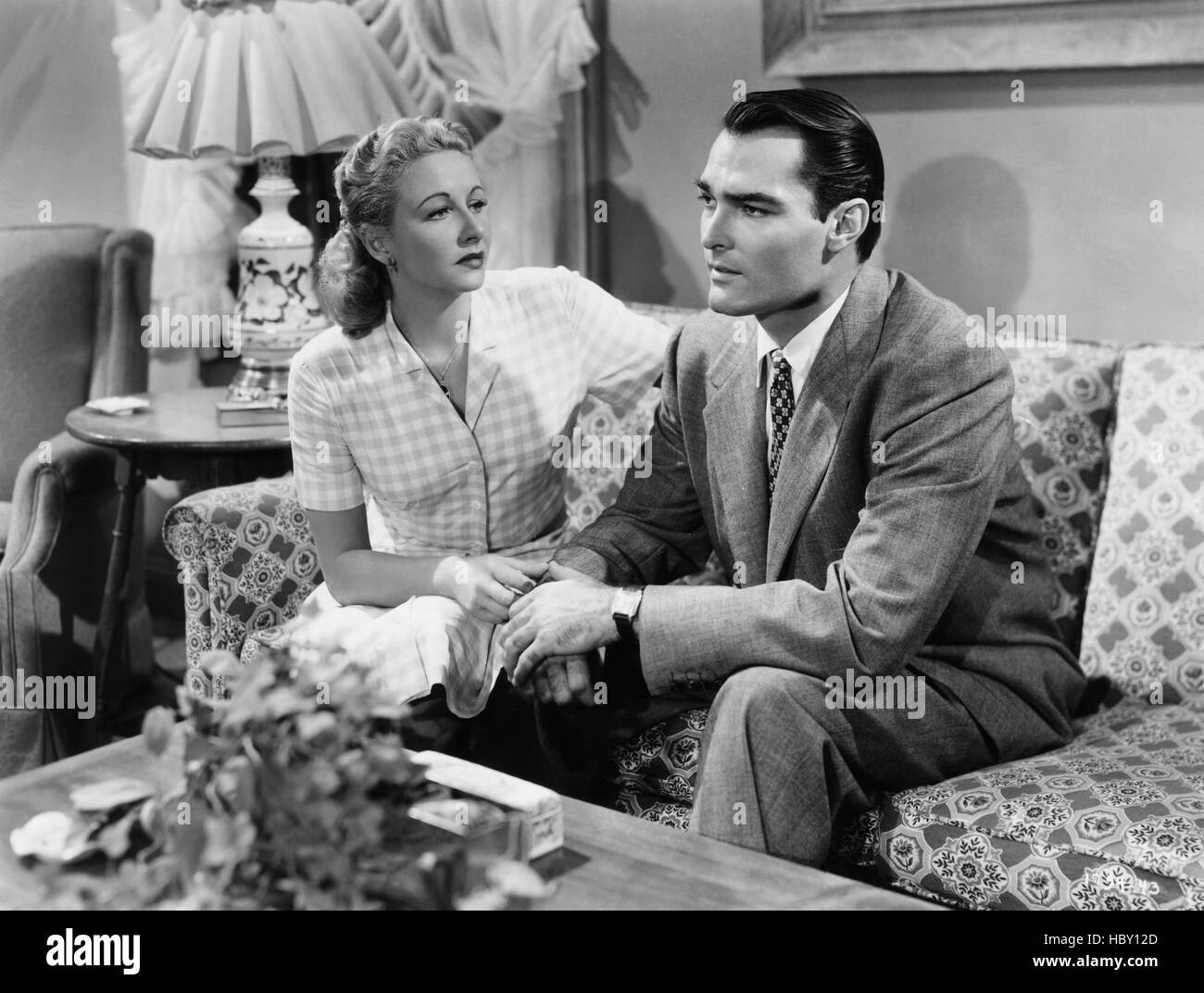 HOODLUM EMPIRE, from left: Vera Ralston, John Russell, 1952 Stock Photo ...