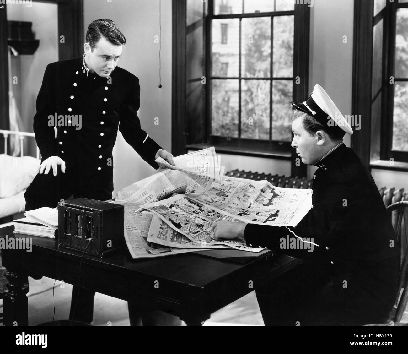 HOLD 'EM NAVY, from left: Lew Ayres, Benny Baker, 1937 Stock Photo - Alamy