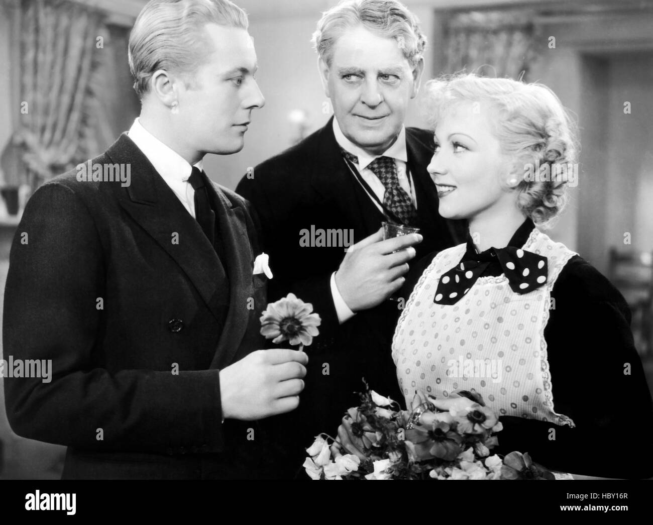 HOORAY FOR LOVE, l-r: Gene Raymond, Thurston Hall, Ann Sothern, 1935 ...