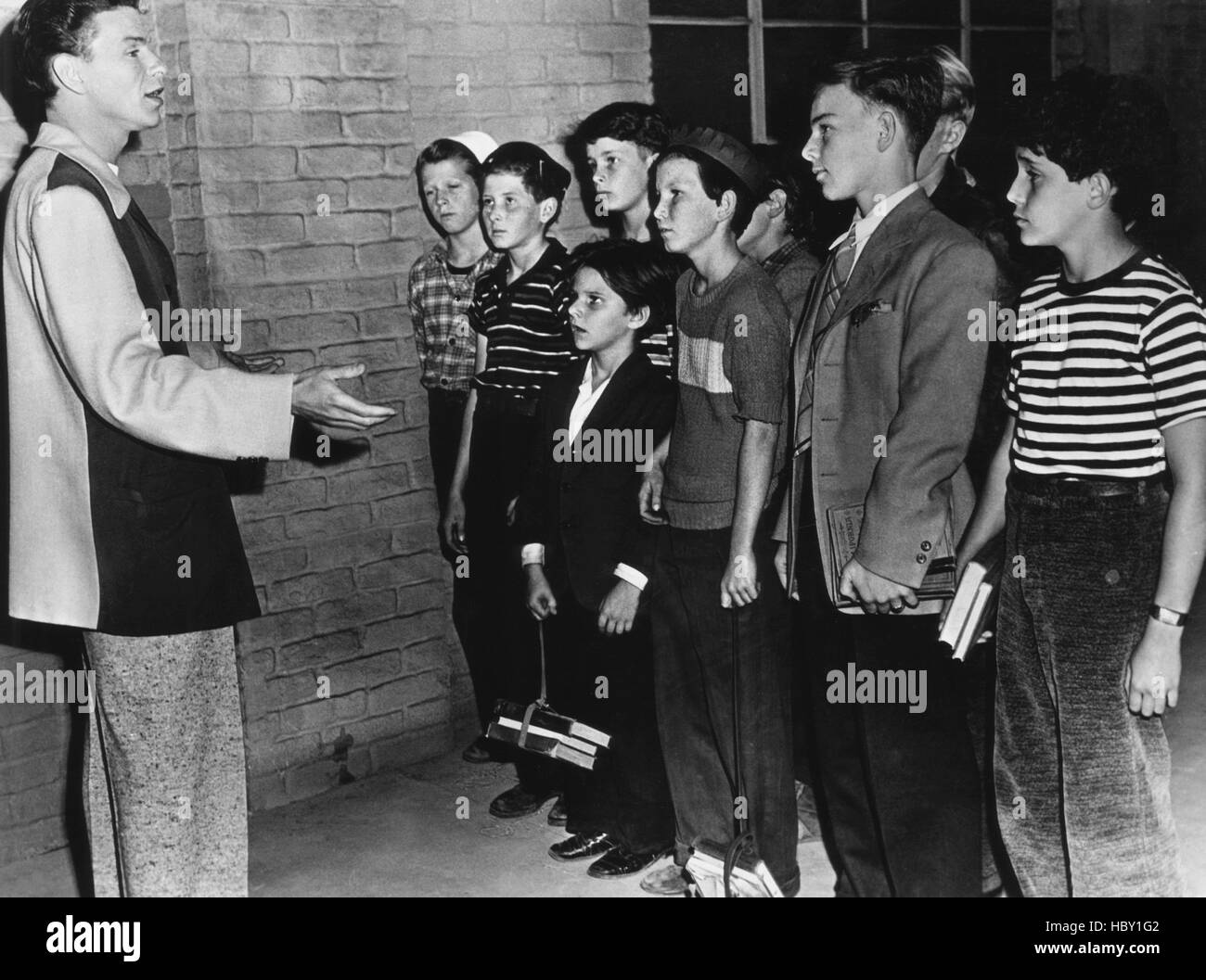 THE HOUSE I LIVE IN, left, Frank Sinatra, (boys include Teddy Infuhr ...