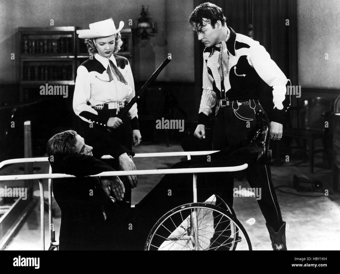 HOME IN OKLAHOMA, George Meeker, Dale Evans, Roy Rogers, 1946 Stock ...