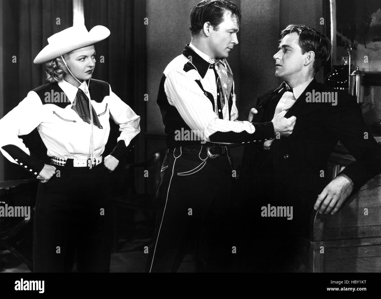 HOME IN OKLAHOMA, Dale Evans, Roy Rogers, George Meeker, 1946 Stock ...