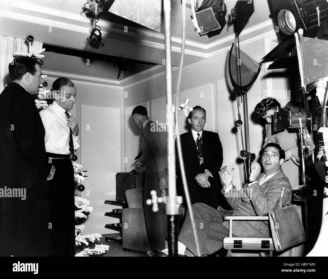 HOLIDAY INN, Walter Abel, Fred Astaire, Bing Crosby, Director Mark ...