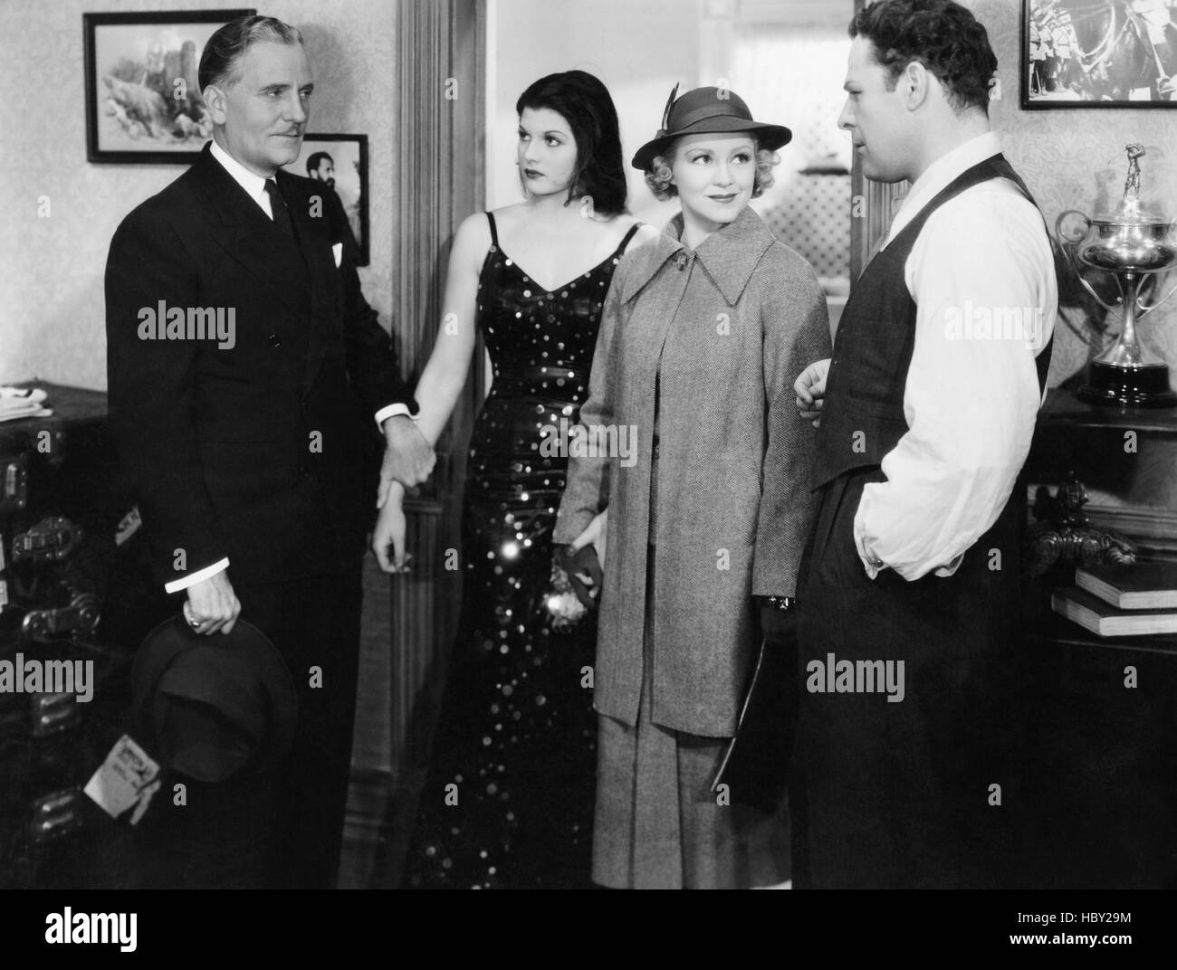 HUMAN CARGO, Ralph Morgan, Rita Hayworth, Claire Trevor, Brian Donlevy ...