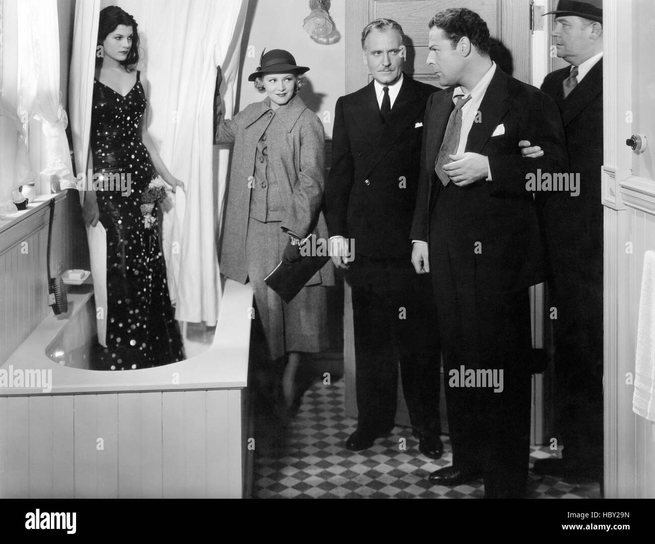 HUMAN CARGO, Rita Hayworth, Claire Trevor, Ralph Morgan, Brian Donlevy ...