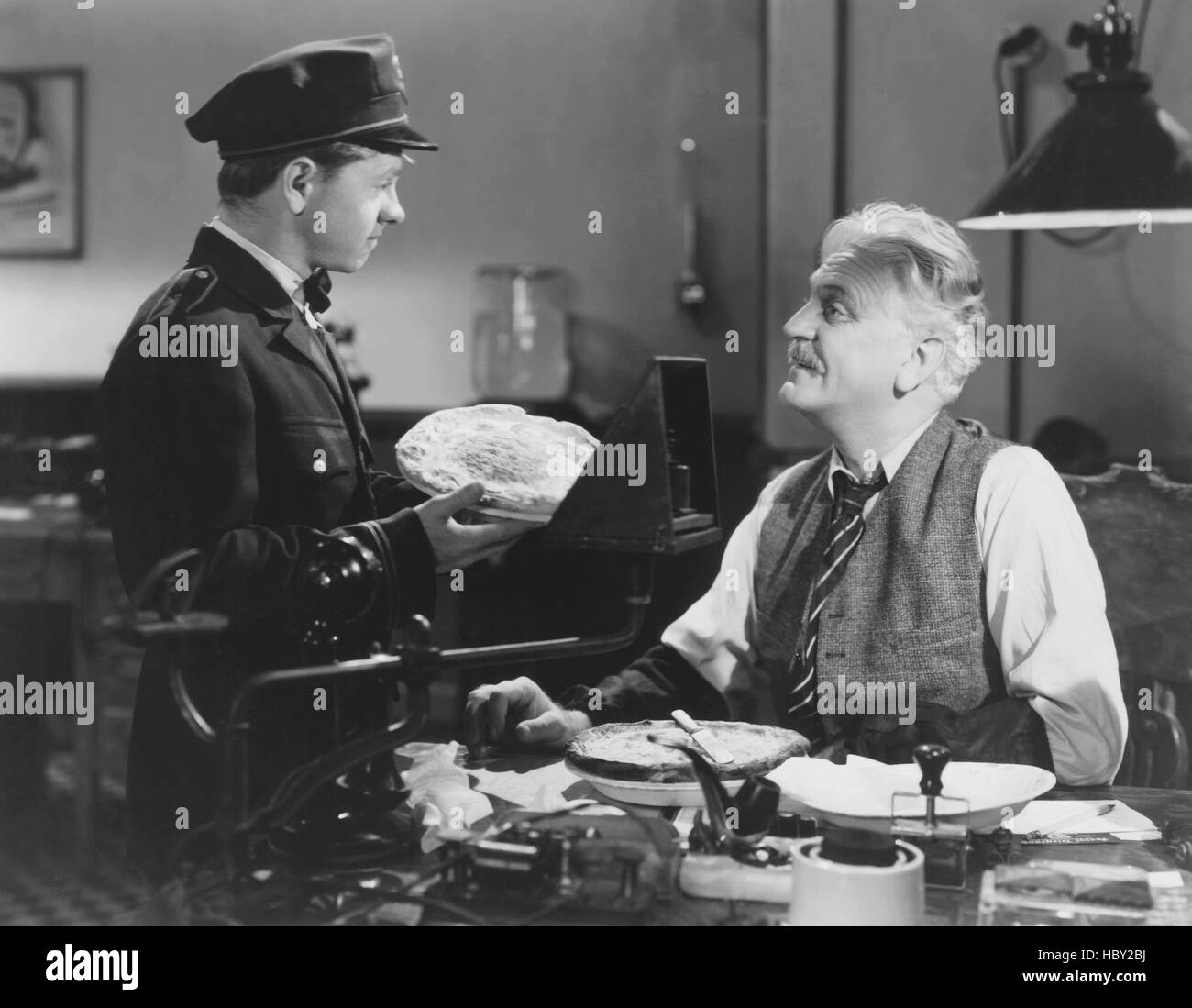 THE HUMAN COMEDY, from left: Mickey Rooney, Frank Morgan, 1943 Stock ...
