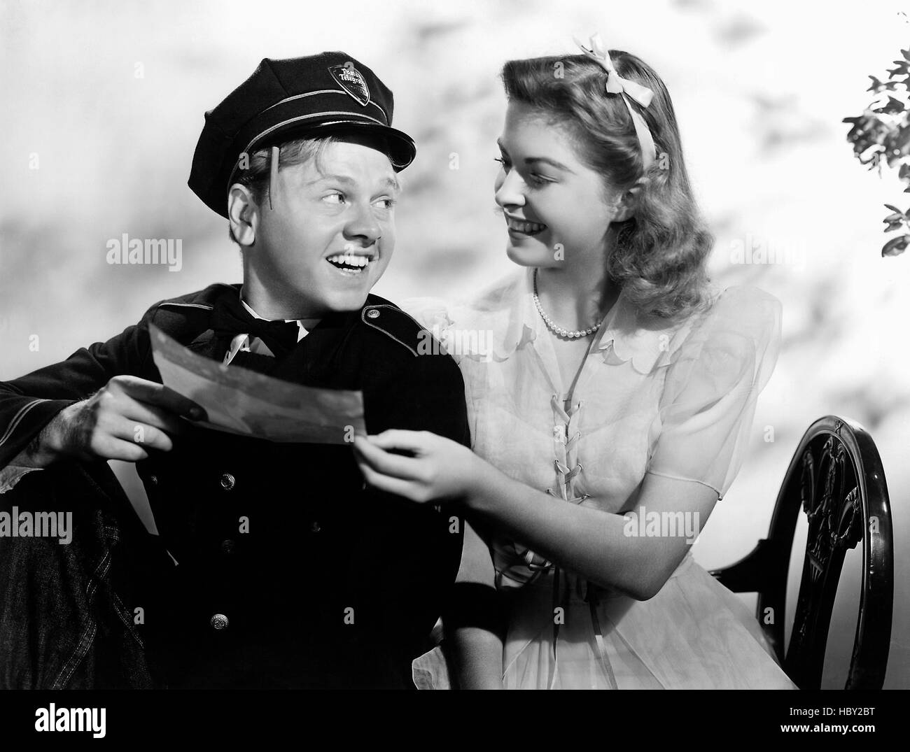 THE HUMAN COMEDY, Mickey Rooney, Rita Quigley, 1943 Stock Photo - Alamy