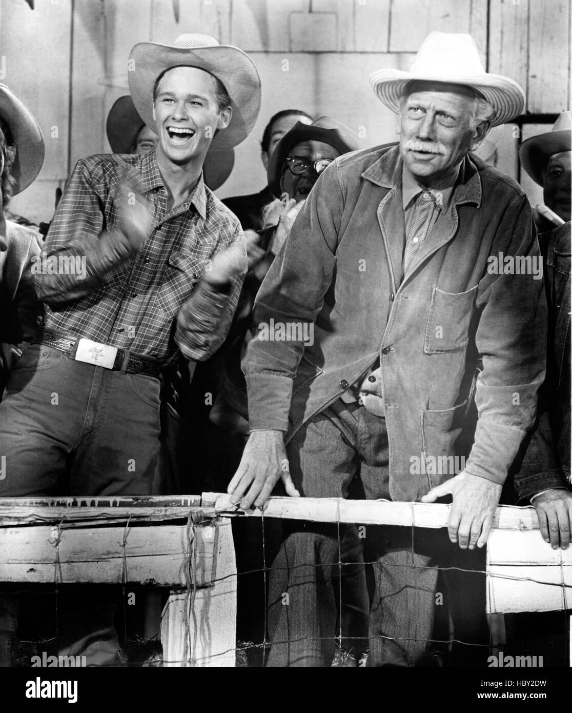 HUD, Brandon de Wilde, Melvyn Douglas, 1963 Stock Photo - Alamy