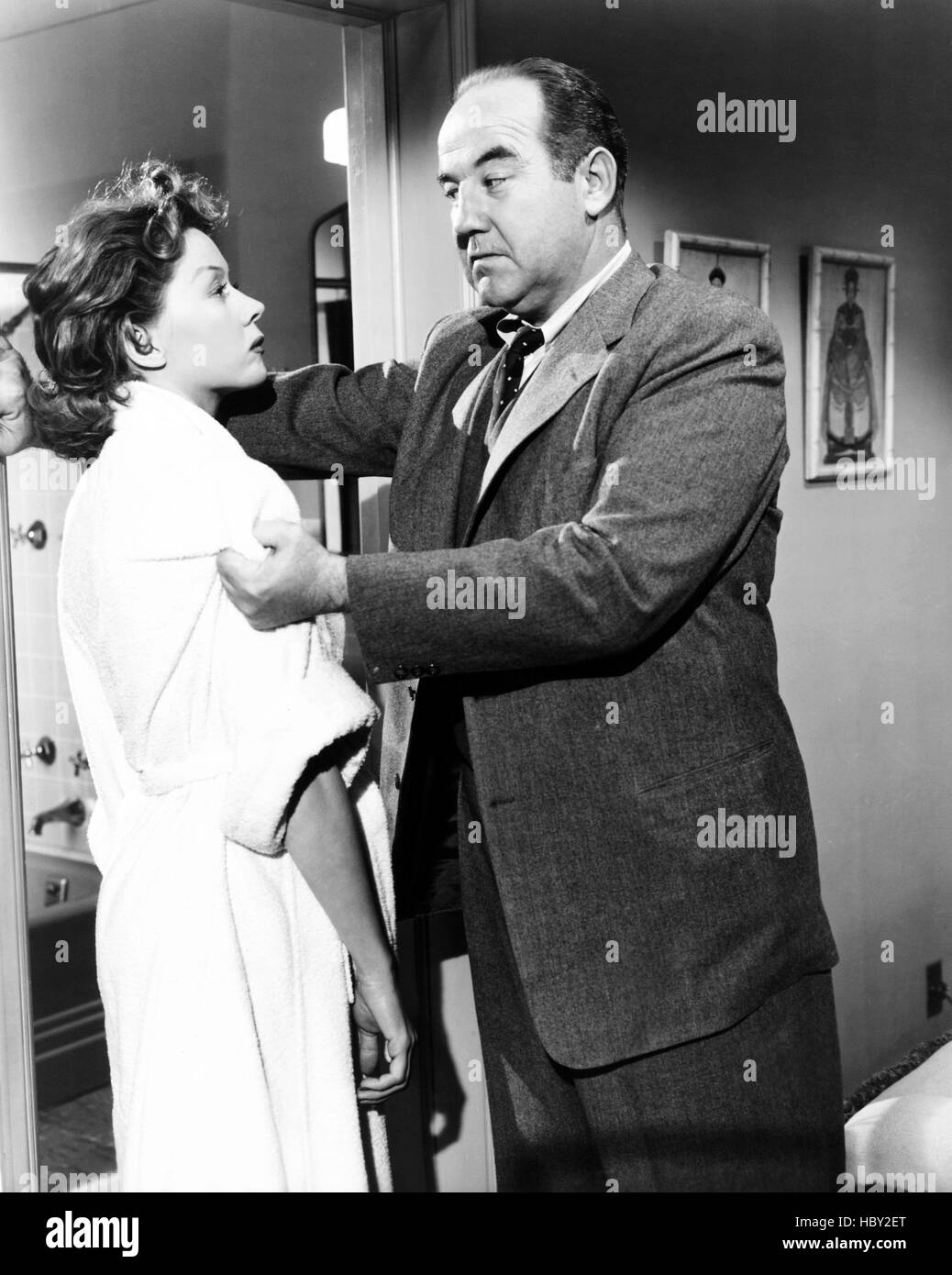 HUMAN DESIRE, from left, Gloria Grahame, Broderick Crawford, 1954 Stock ...