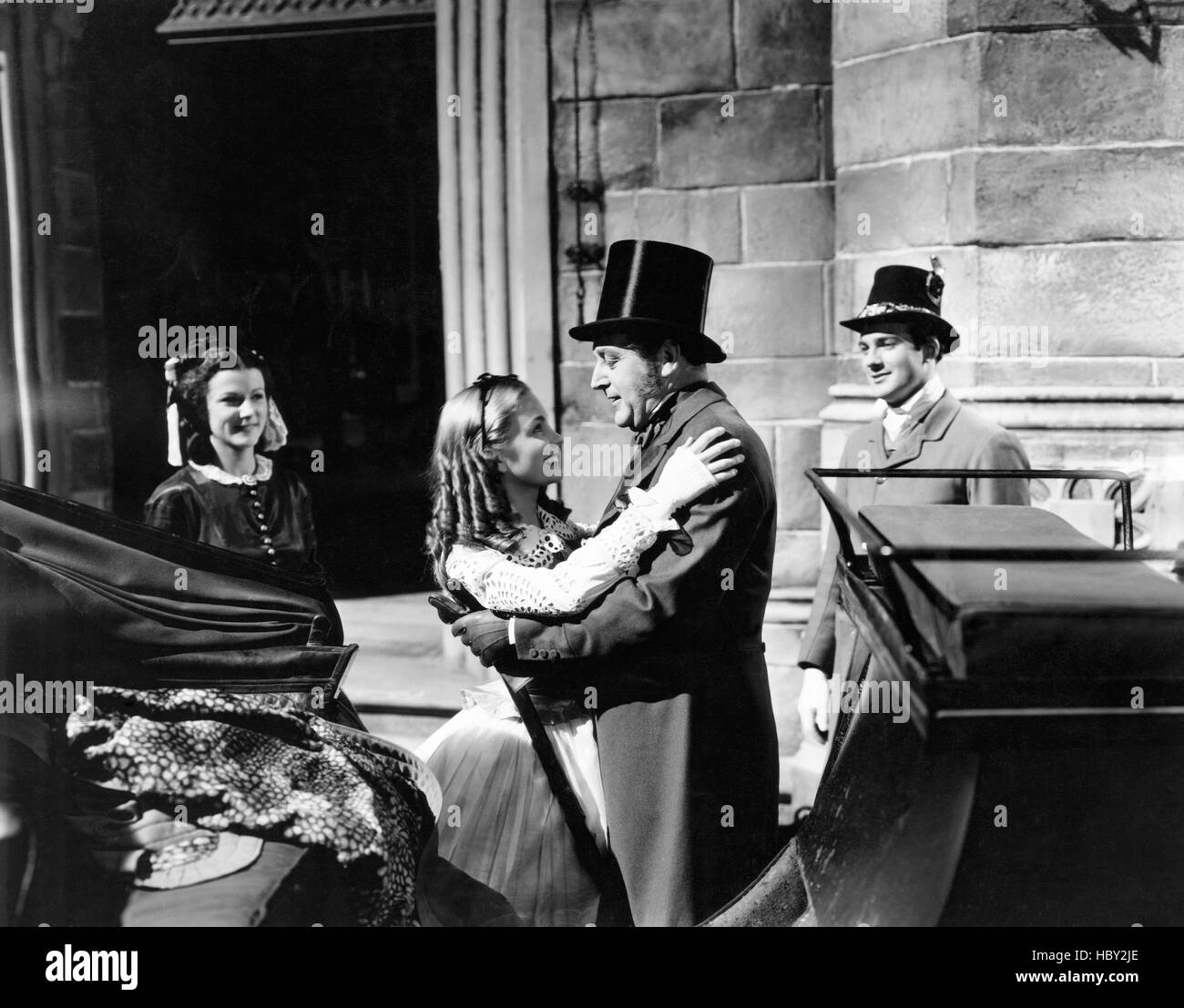 HUNGRY HILL, from left, Barbara Waring, Jean Simmons, Cecil Parker, Pat ...
