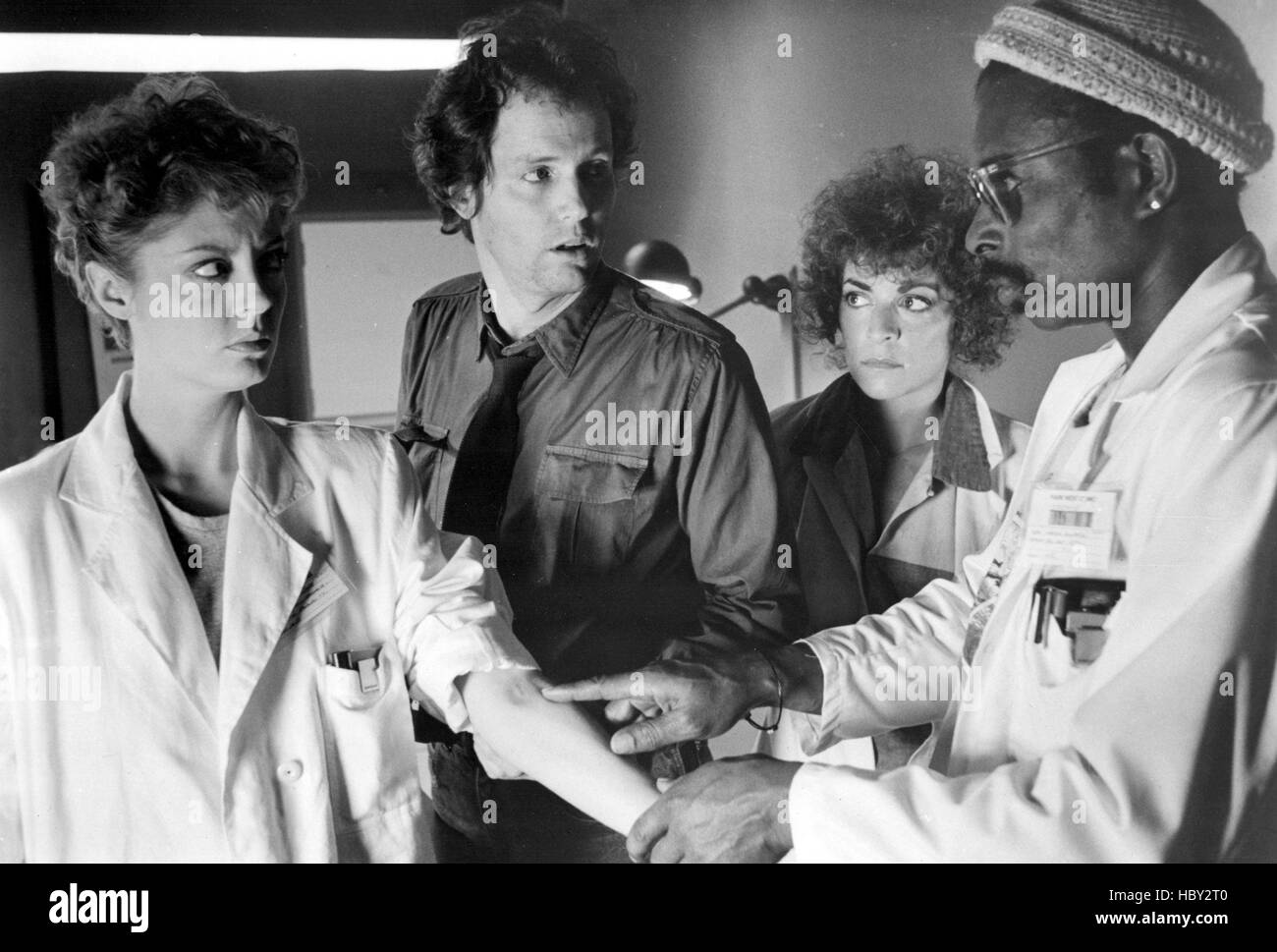 THE HUNGER, Susan Sarandon, Cliff De Young, Suzanne Bertish, Rufus Collins, 1983, (c) MGM ...