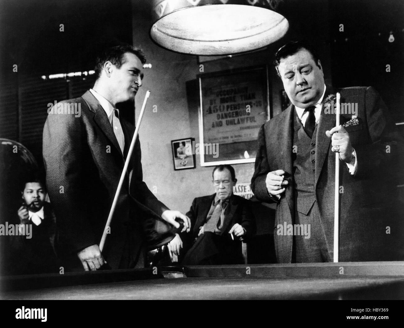 THE HUSTLER, Paul Newman, Jackie Gleason, 1961, TM and Copyright 20th ...