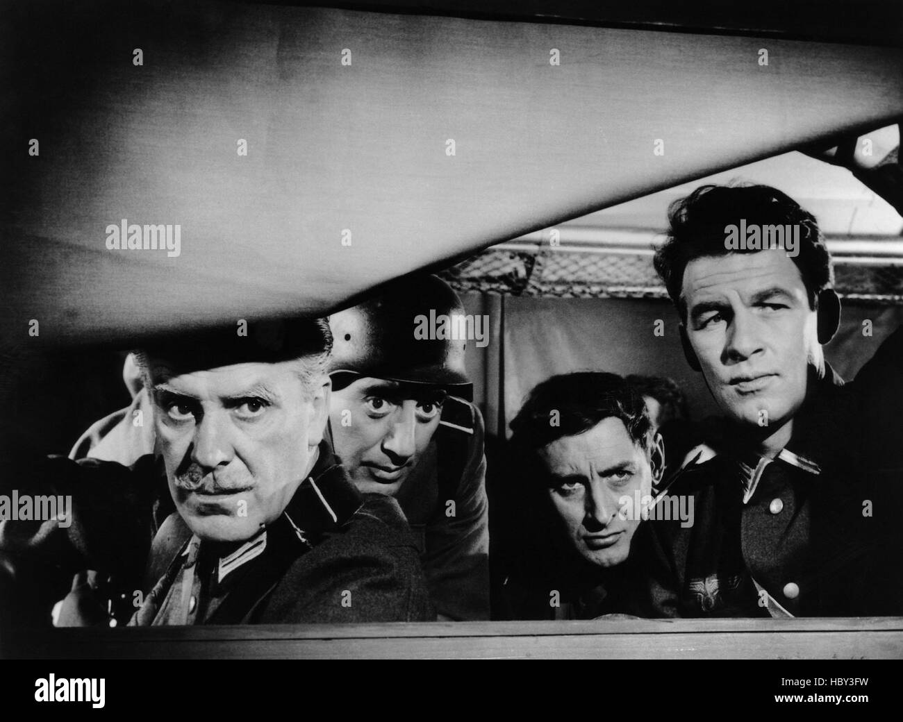 INVASION QUARTET, Cyril Luckham, Gregoire Aslan, Spike Milligan, Bill ...