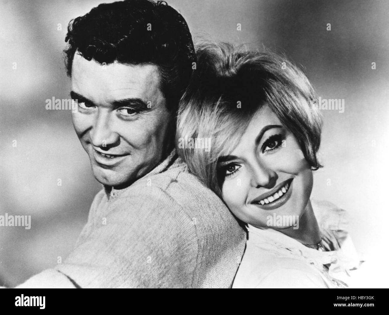 INFORMATION RECEIVED, from left: William Sylvester, Sabine Sesselmann, 1961 Stock Photo - Alamy
