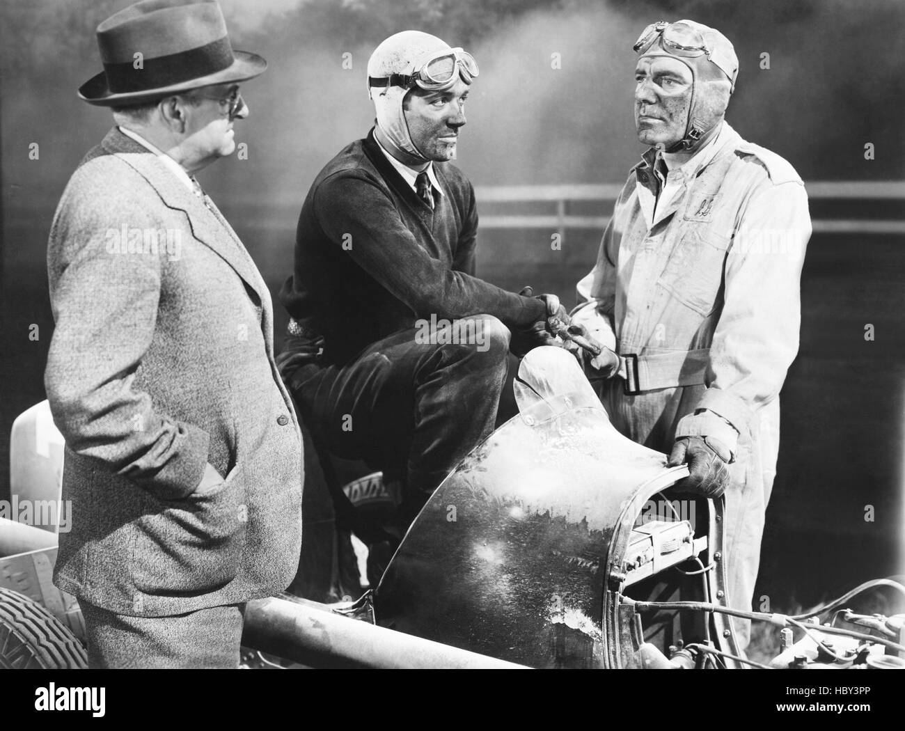 INDIANAPOLIS SPEEDWAY, from left: Granville Bates, John Payne, Pat O ...