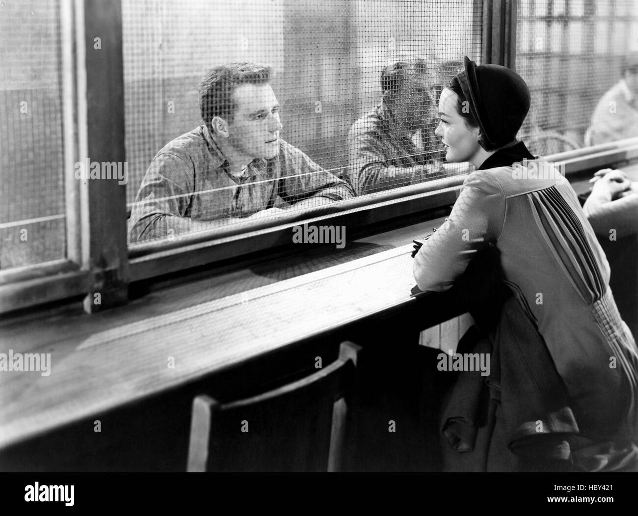 INSIDE THE WALLS OF FOLSOM PRISON, from left, Philip Carey, Dorothy ...