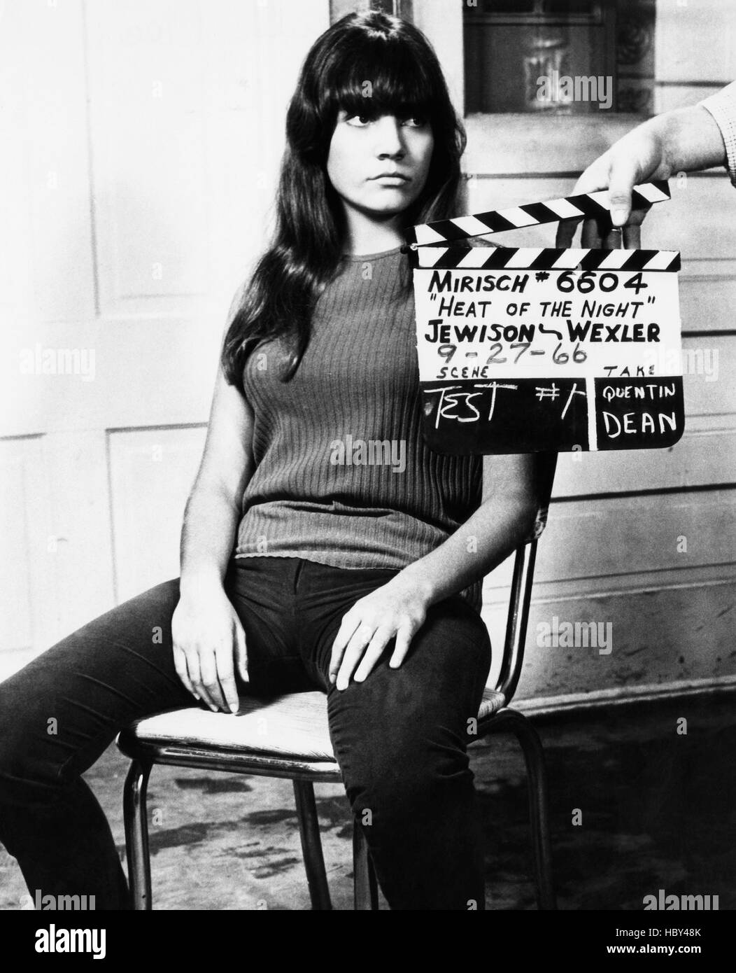 IN THE HEAT OF THE NIGHT, Quentin Dean prepared for her screen test ...