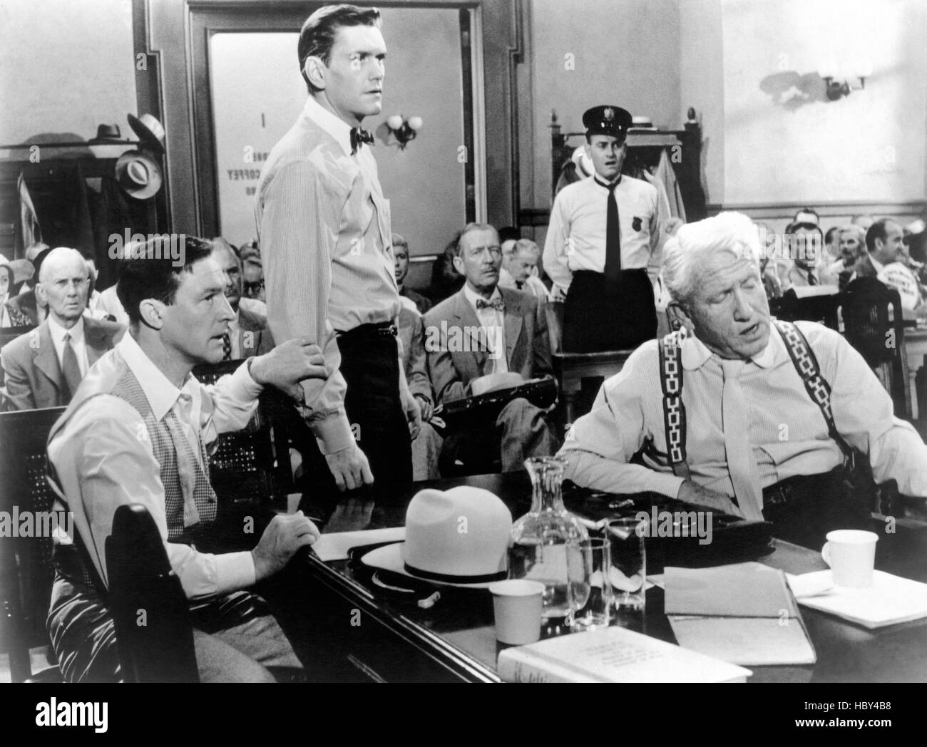 INHERIT THE WIND, from left: Gene Kelly, Dick York, Spencer Tracy, 1960 ...