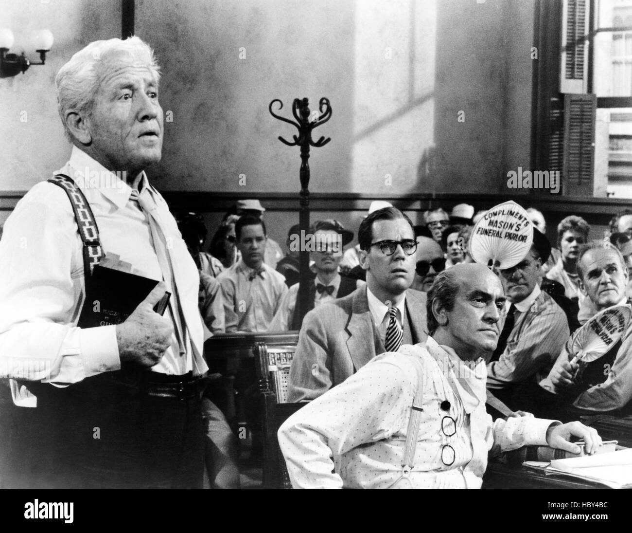 INHERIT THE WIND, from left: Spencer Tracy, Fredric March, 1960 Stock ...