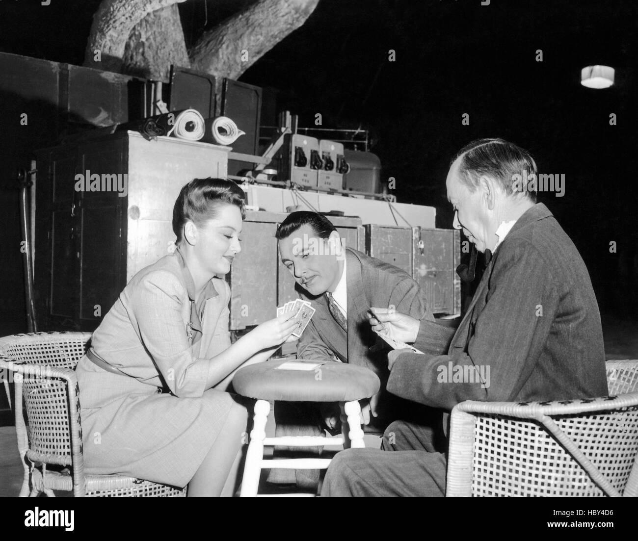 IN THIS OUR LIFE, from left, Olivia De Havilland, George Brent, Frank ...