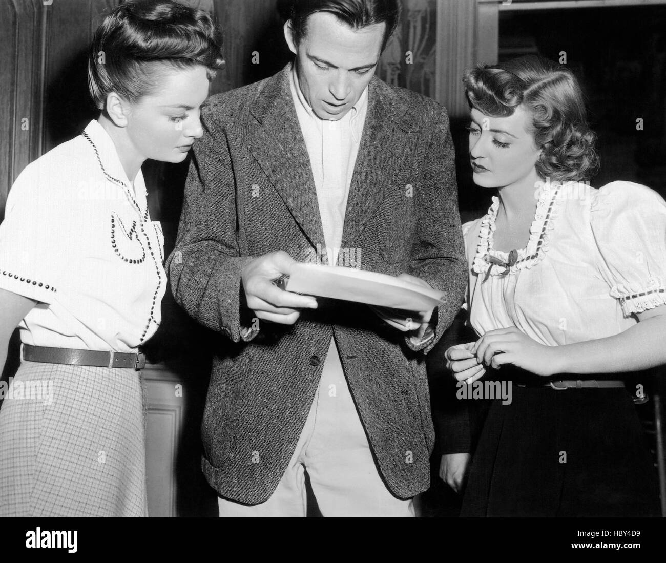 In This Our Life From Left Olivia De Havilland Director John Huston