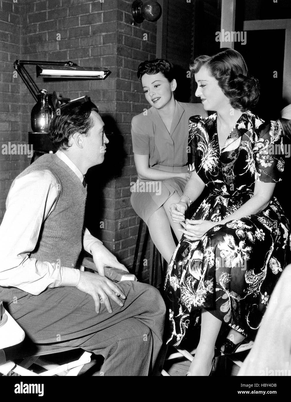 In This Our Life From Left Director John Huston Olivia De Havilland