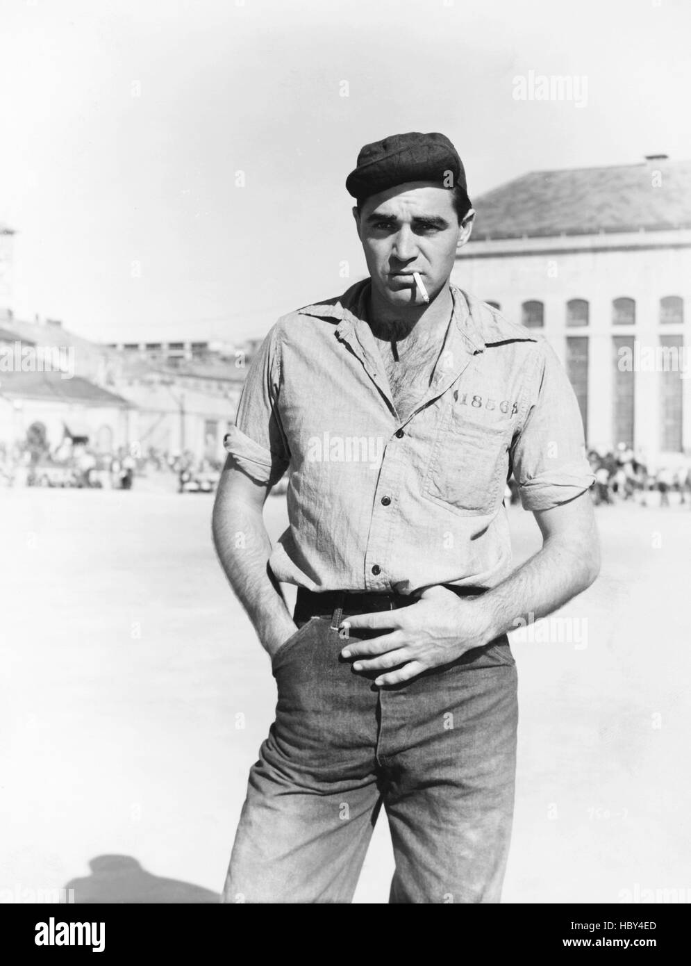 INSIDE THE WALLS OF FOLSOM PRISON, Steve Cochran, 1951 Stock Photo - Alamy