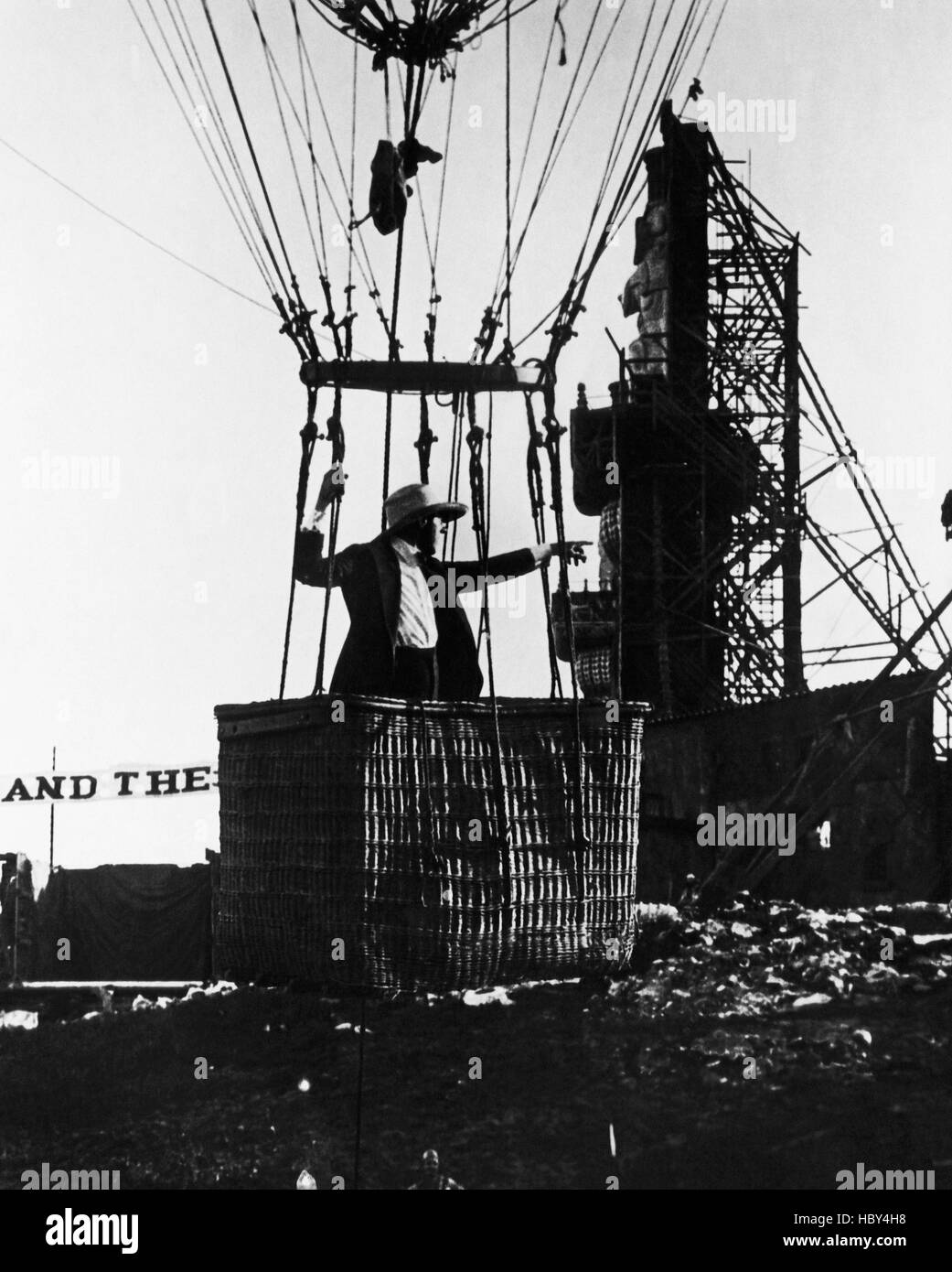 INTOLERANCE, D.W. Griffith directing the Babylonian sequence from a ...