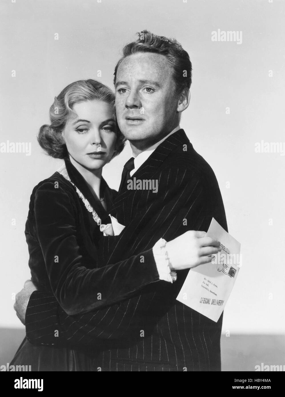 INVITATION, from left: Dorothy McGuire, Van Johnson, 1952 Stock Photo ...