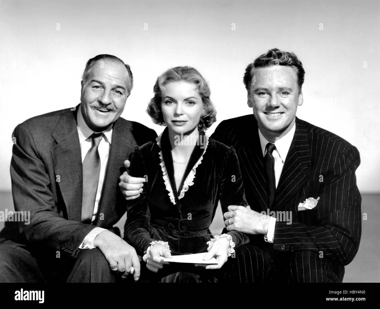 INVITATION, from left, Louis Calhern, Dorothy McGuire, Van Johnson ...