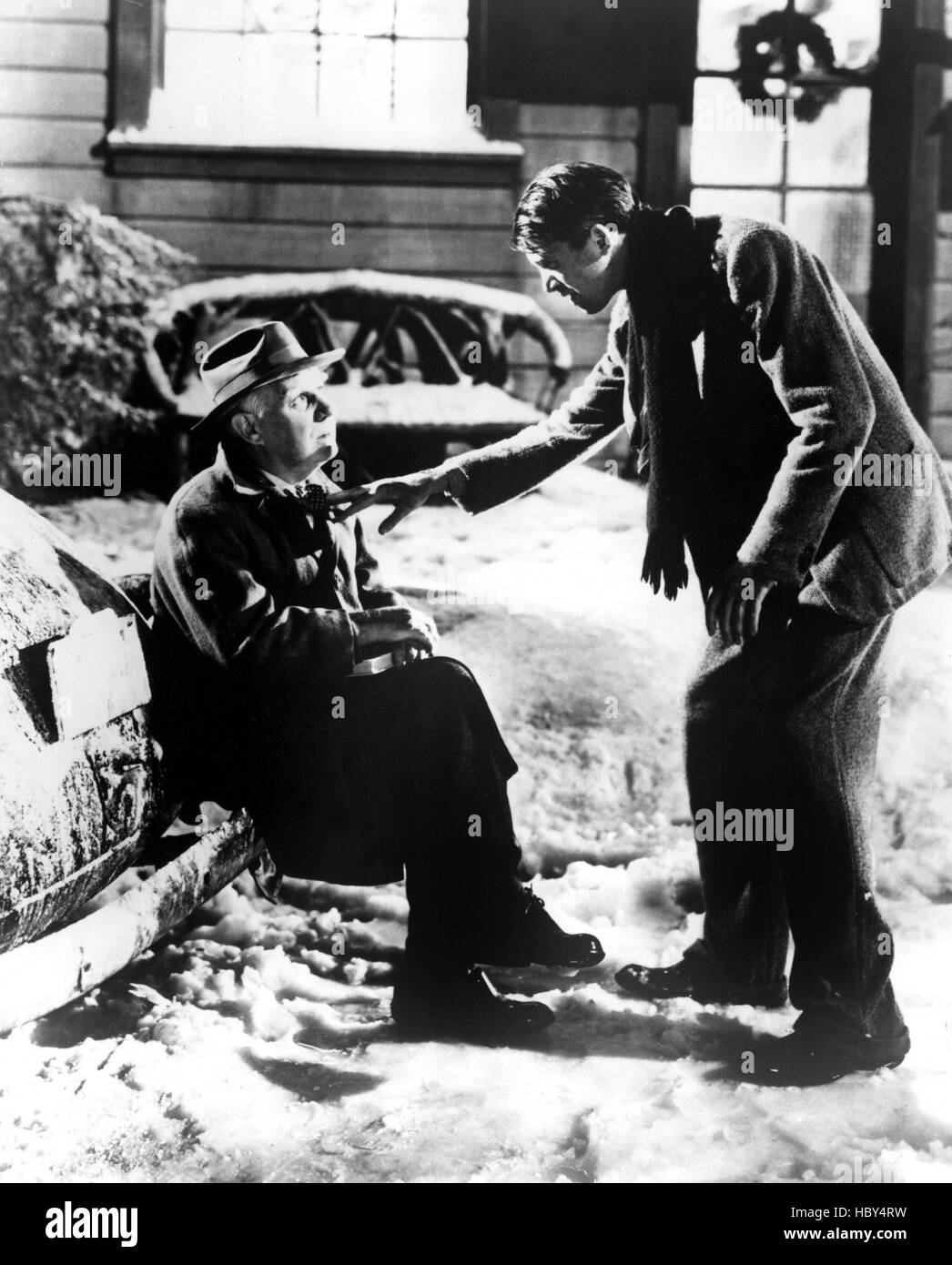 IT'S A WONDERFUL LIFE, Henry Travers, James Stewart, 1946 Stock Photo ...