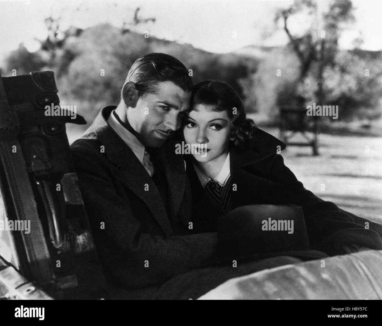 IT HAPPENED ONE NIGHT, Clark Gable, Claudette Colbert, 1934 Stock Photo ...
