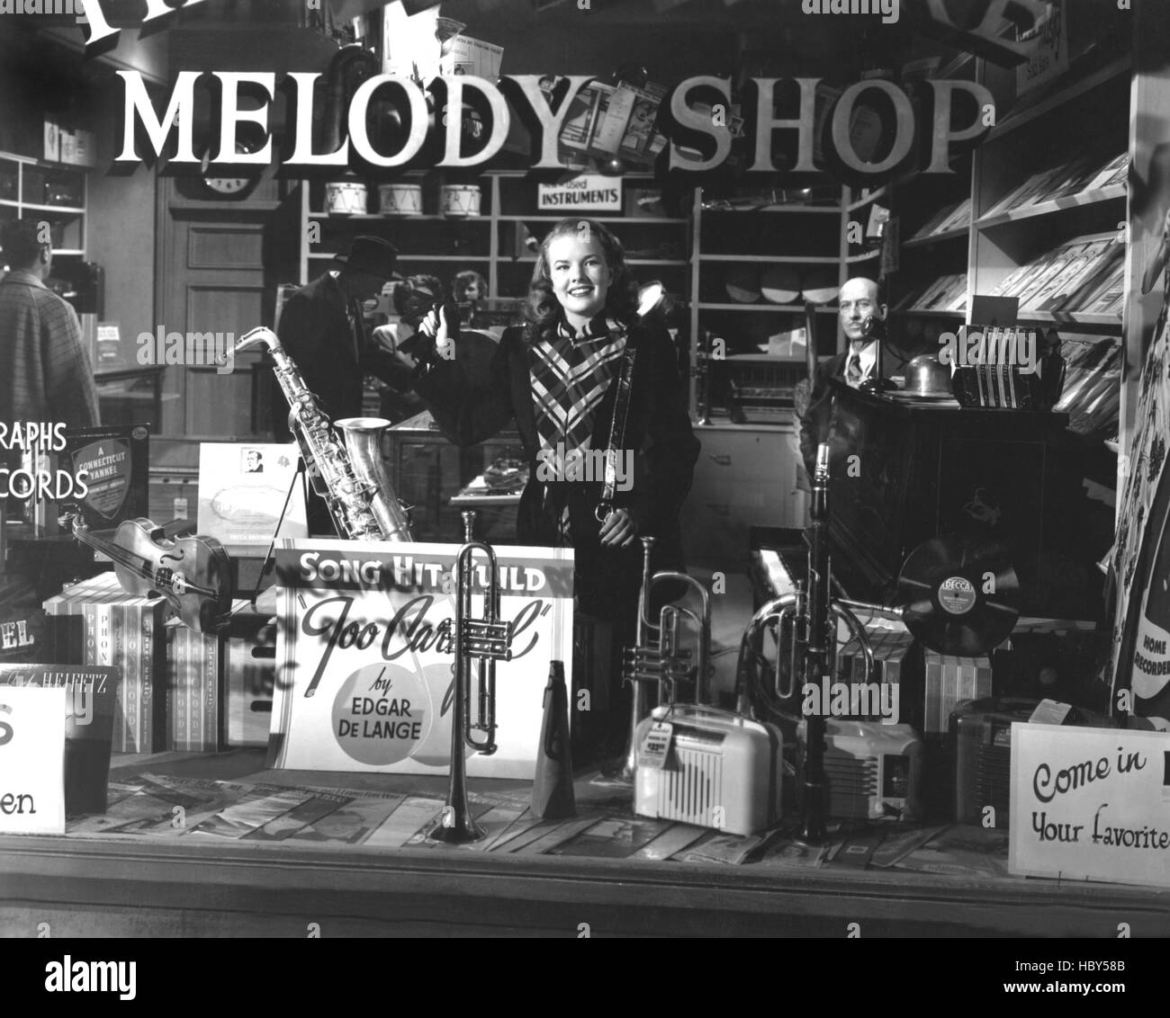 IT HAPPENED ON 5th AVENUE, Gale Storm, George Meader, 1947 Stock Photo ...