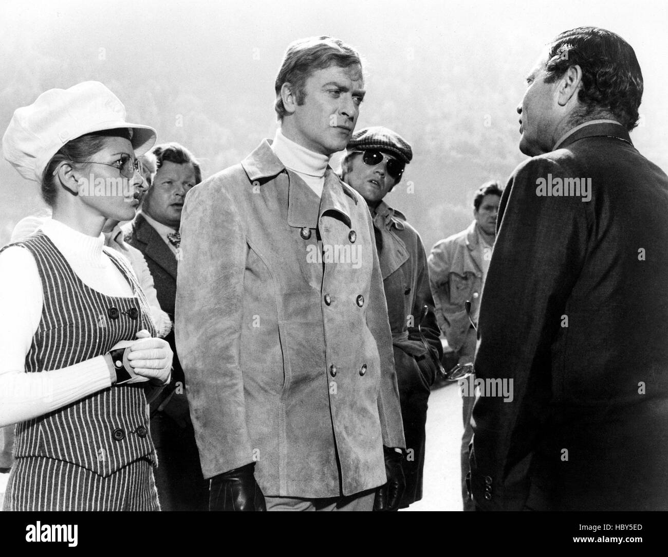 THE ITALIAN JOB, Maggie Blye, Benny Hill, Michael Caine, Raf Vallone ...