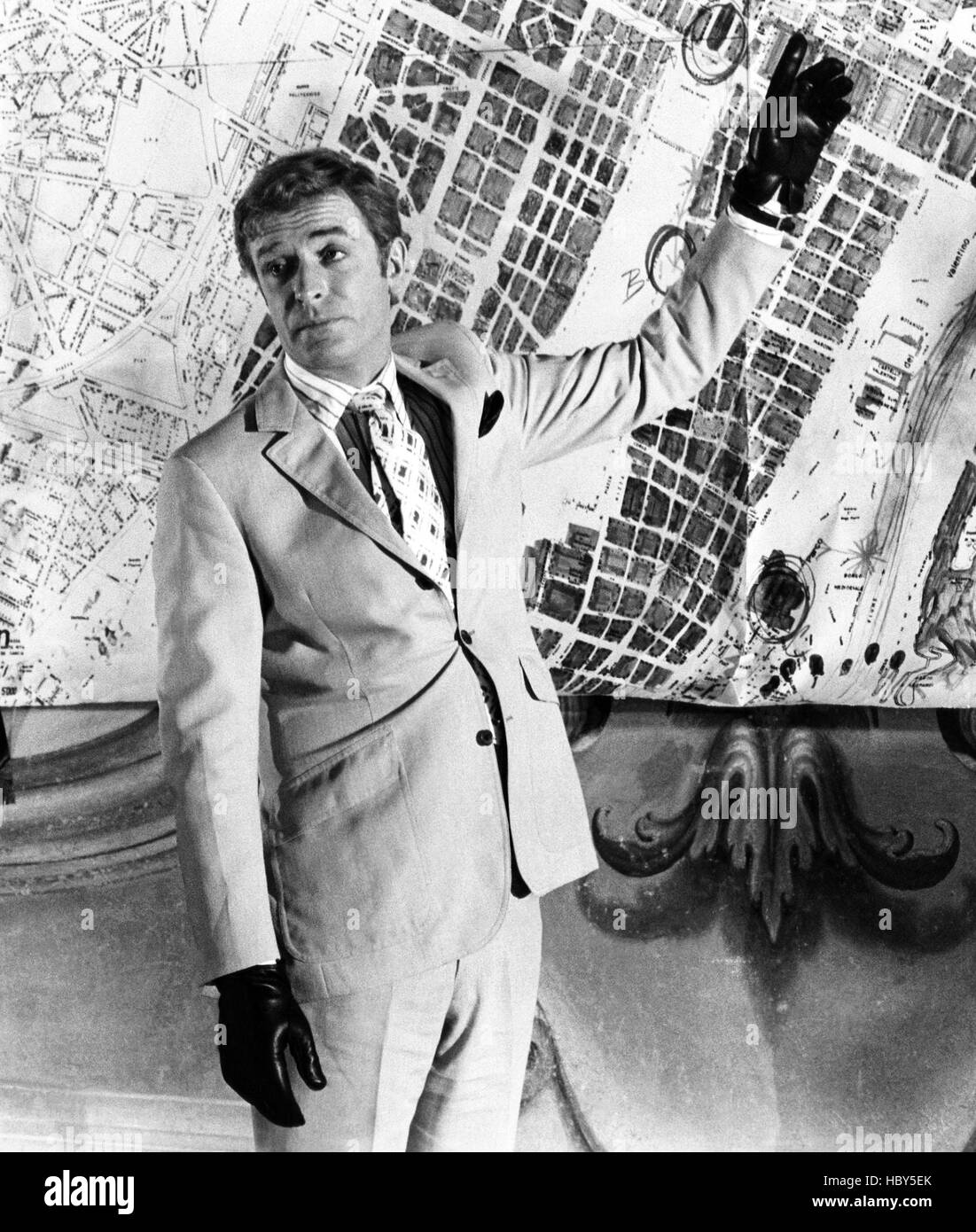 THE ITALIAN JOB, Michael Caine, 1969 Stock Photo - Alamy