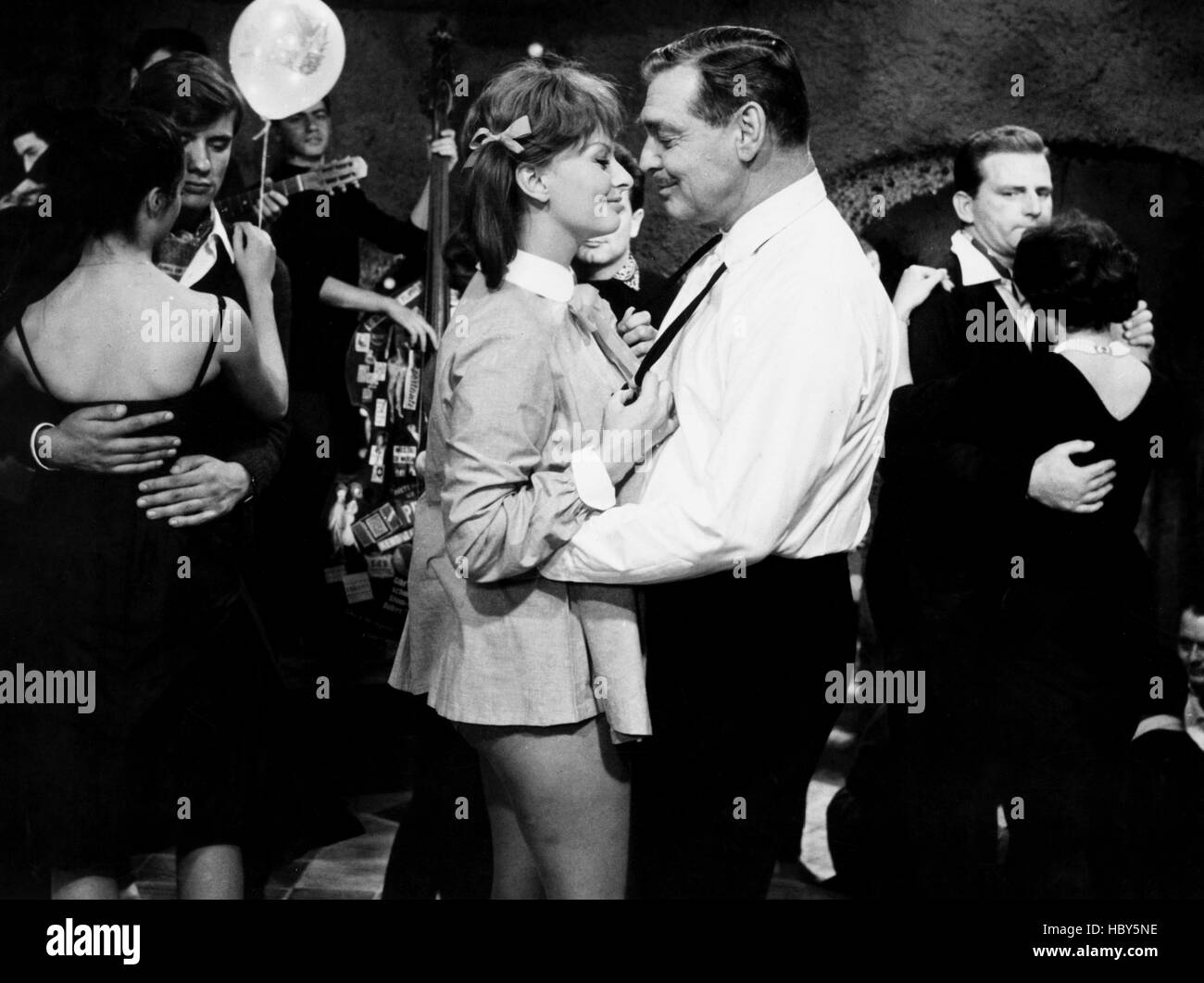 IT STARTED IN NAPLES, from left, Sophia Loren, Clark Gable, 1960 Stock ...