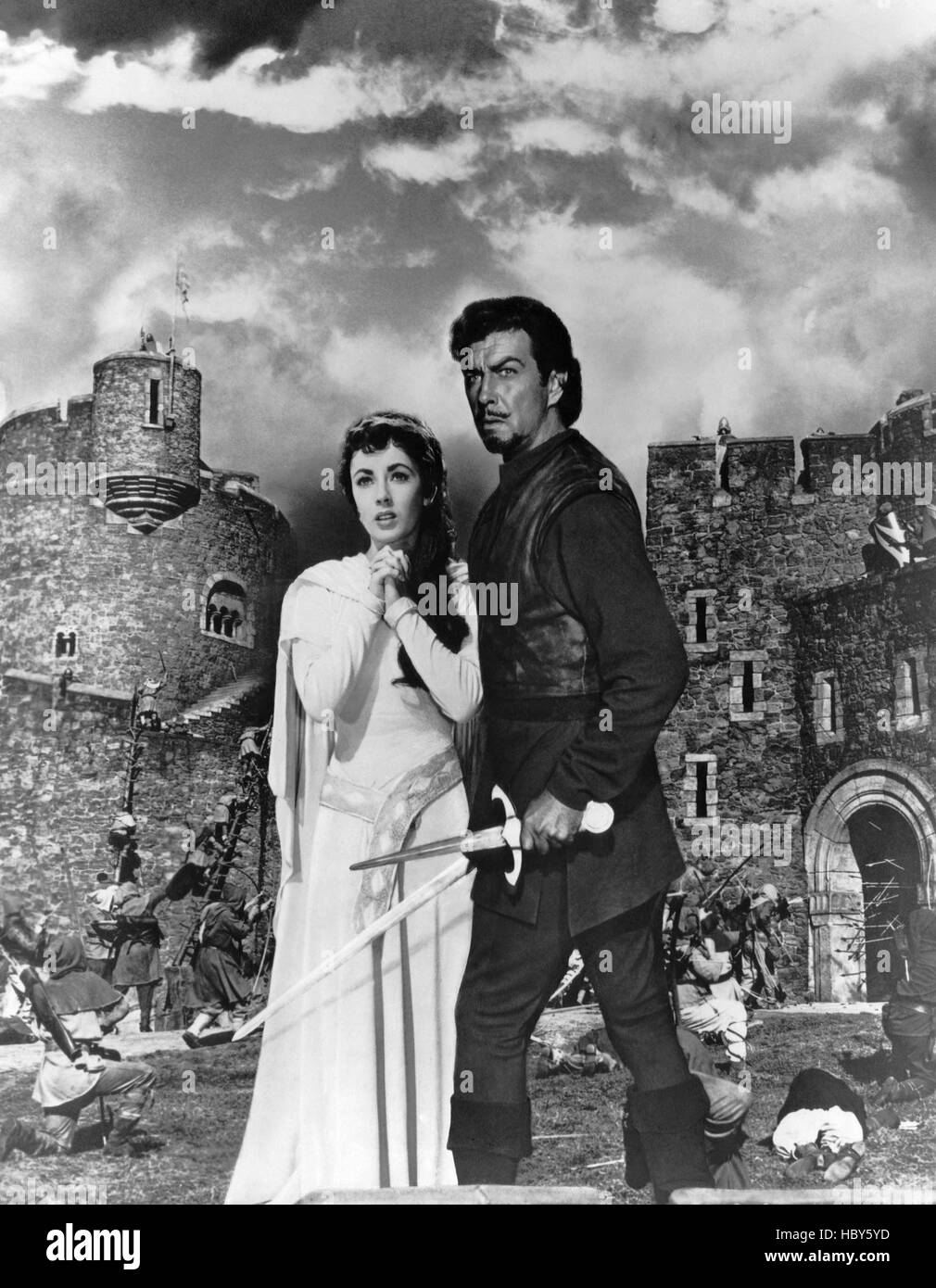 IVANHOE, Elizabeth Taylor, Robert Taylor, 1952 Stock Photo - Alamy
