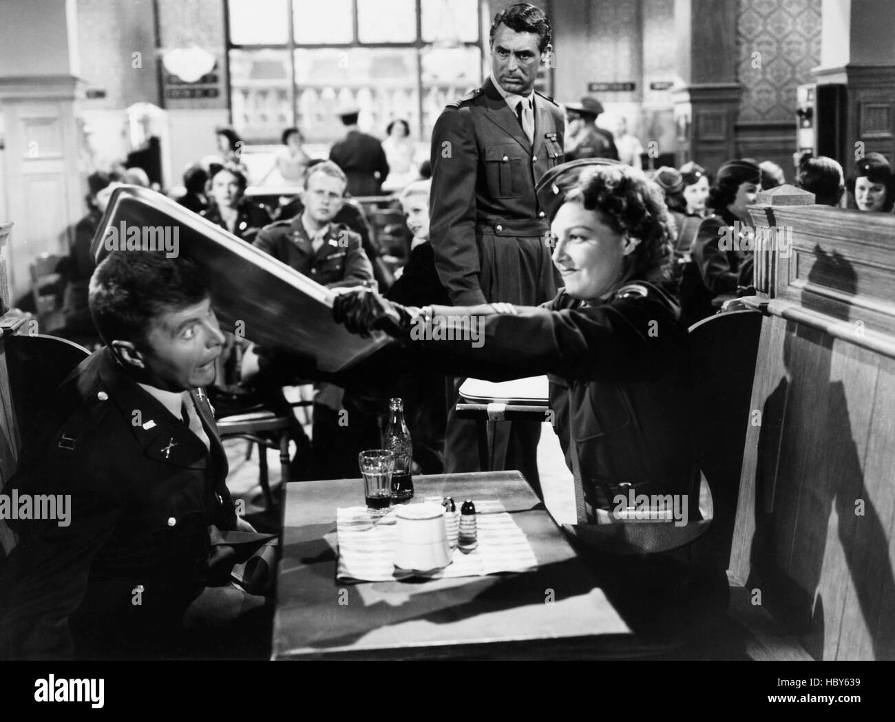 I WAS A MALE WAR BRIDE, front from left: Bill Neff, Ann Sheridan, Cary ...