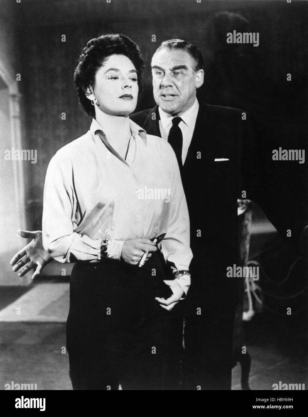JOE MACBETH, from left: Ruth Roman, Paul Douglas, 1955 Stock Photo - Alamy
