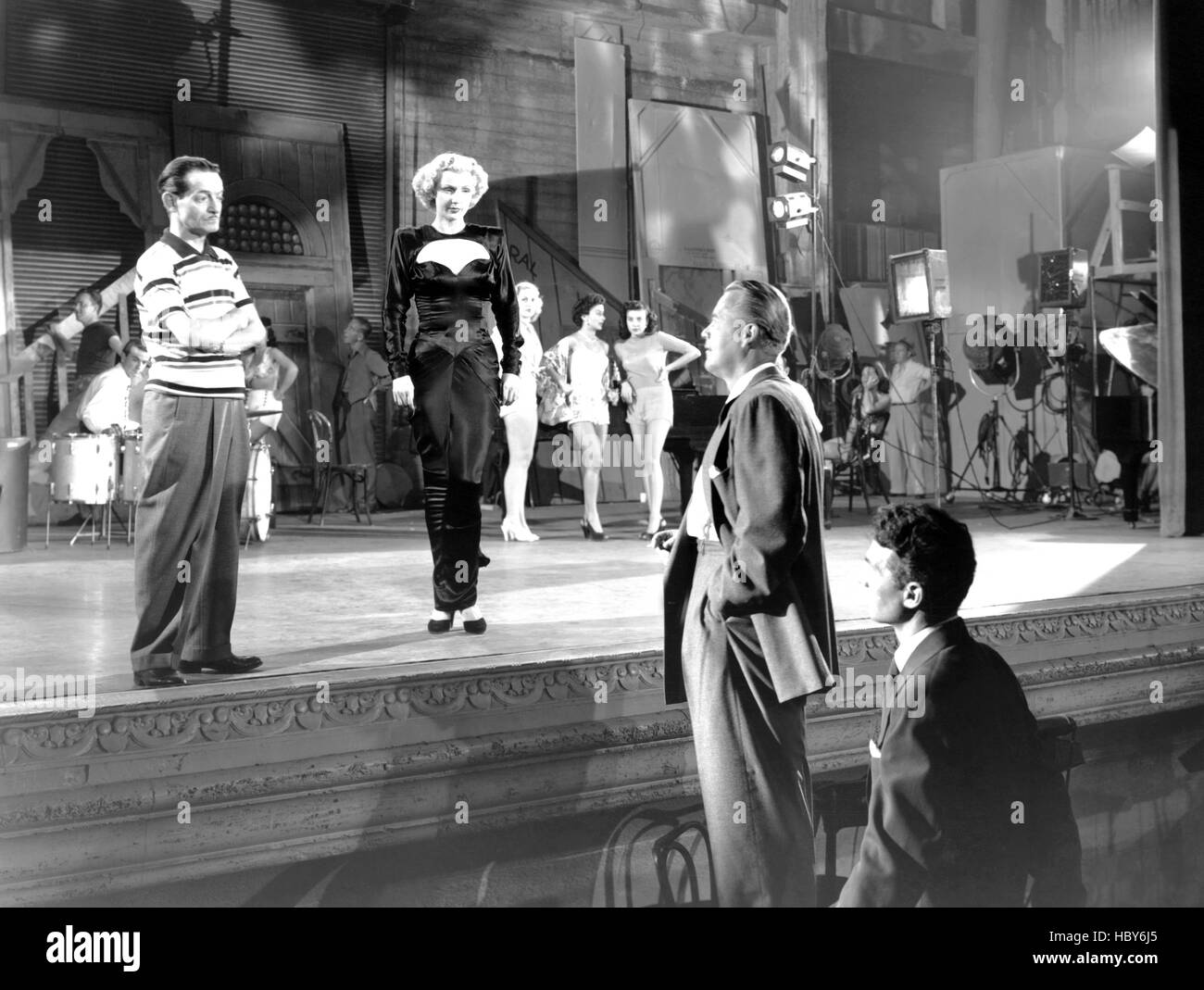 JOHNNY ONE-EYE, from left: Lester Allen, Dolores Moran, Wayne Morris ...