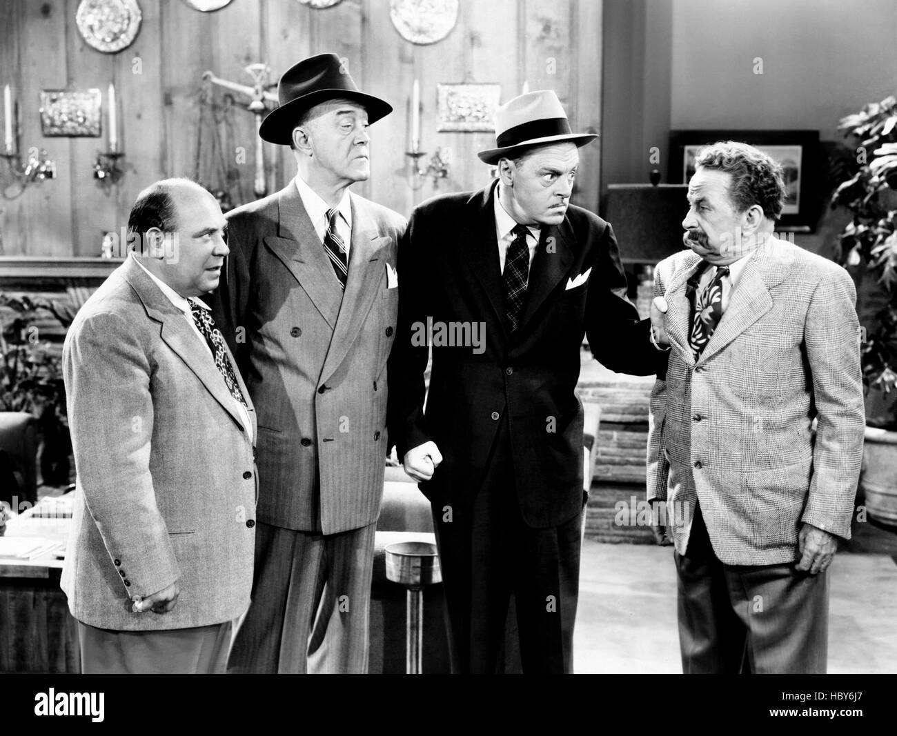 JOE PALOOKA MEETS HUMPHREY, from left, Joe Besser, Donald MacBride ...