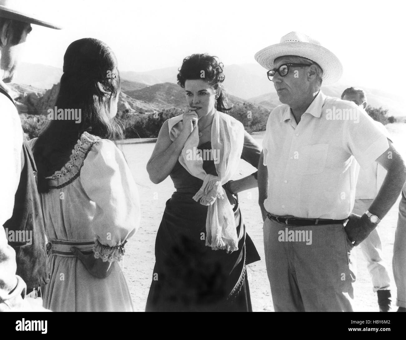 JOHNNY RENO, Tracy Olsen, Jane Russell, being directed by R.G ...