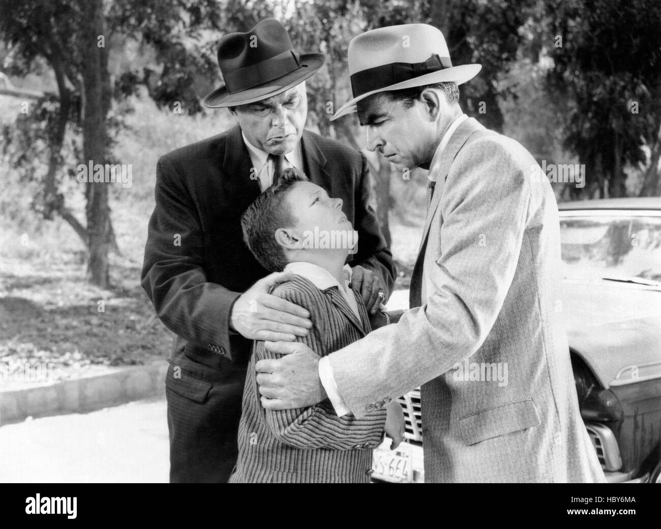 JOHNNY ROCCO, from left, James Flavin, Richard Eyer, Stephen McNally ...