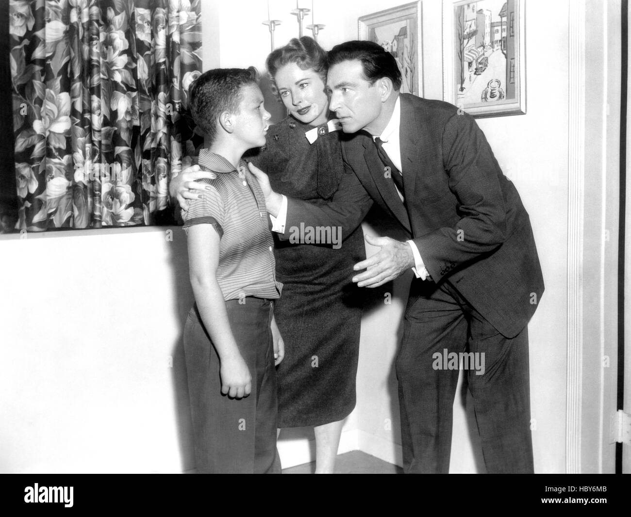 JOHNNY ROCCO, from left, Richard Eyer, Coleen Gray, Stephen McNally ...
