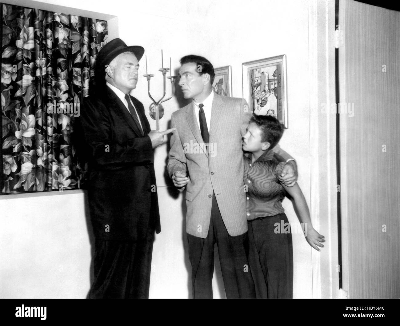 JOHNNY ROCCO, from left, James Flavin, Stephen McNally, Richard Eyer ...