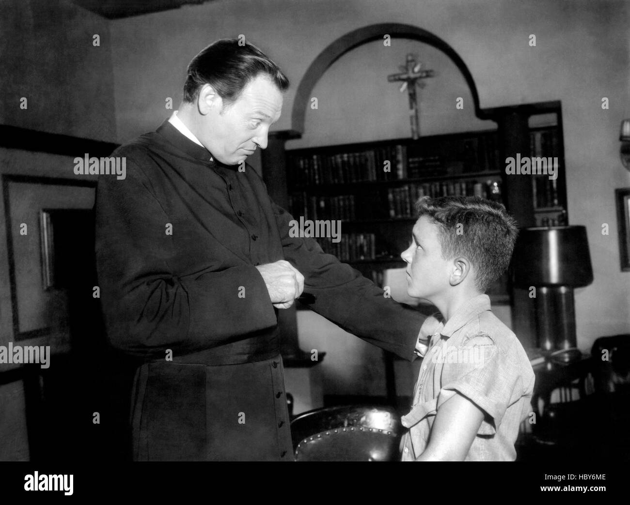 JOHNNY ROCCO, from left, Leslie Bradley, Richard Eyer, 1958 Stock Photo ...
