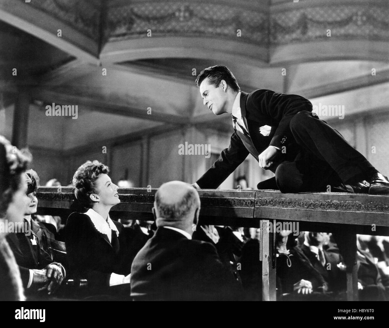 THE JOLSON STORY, from left, Evelyn Keyes, Larry Parks, 1946 Stock ...