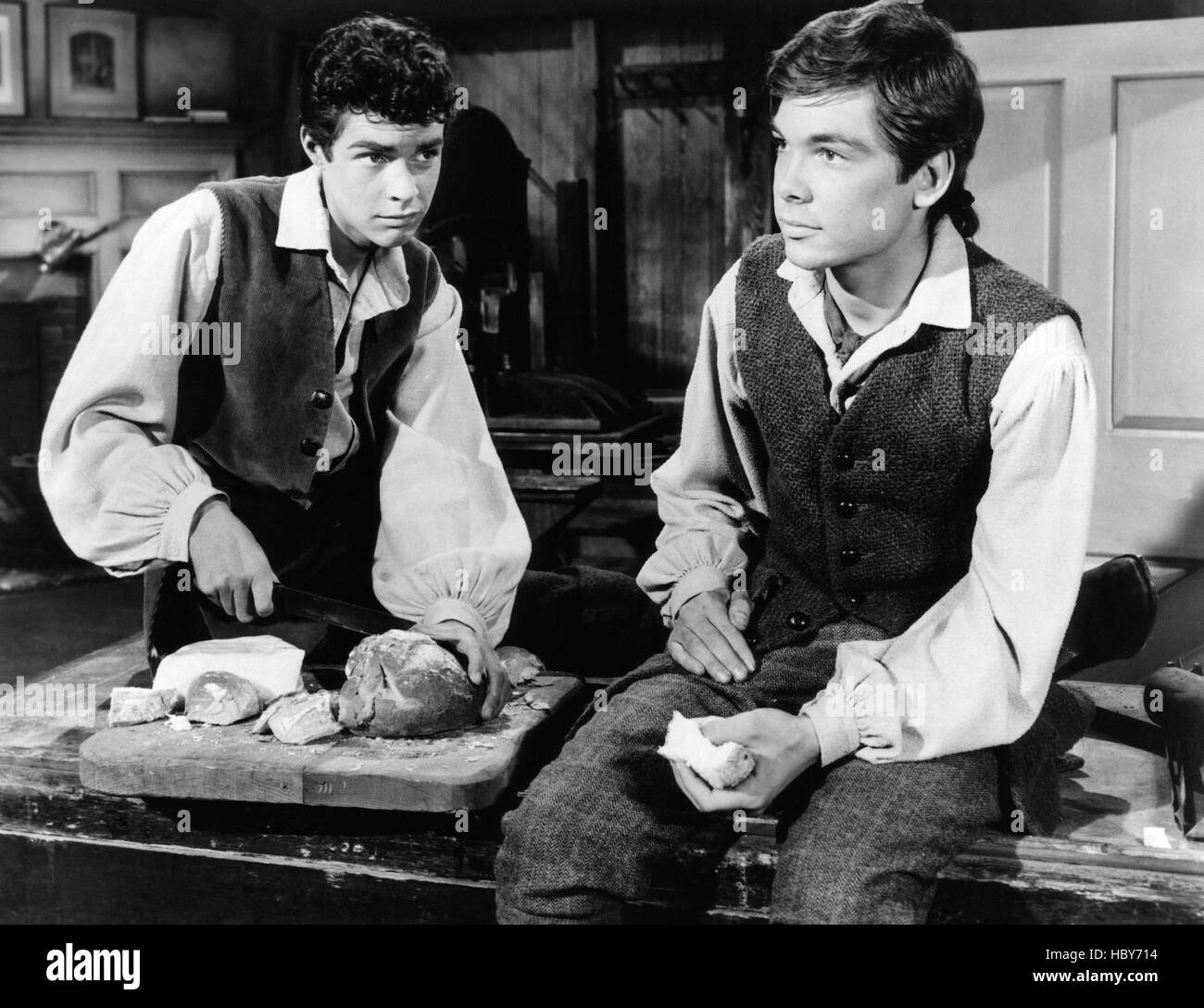 JOHNNY TREMAIN, Richard Beymer, Hal Stalmaster, 1957 Stock Photo - Alamy