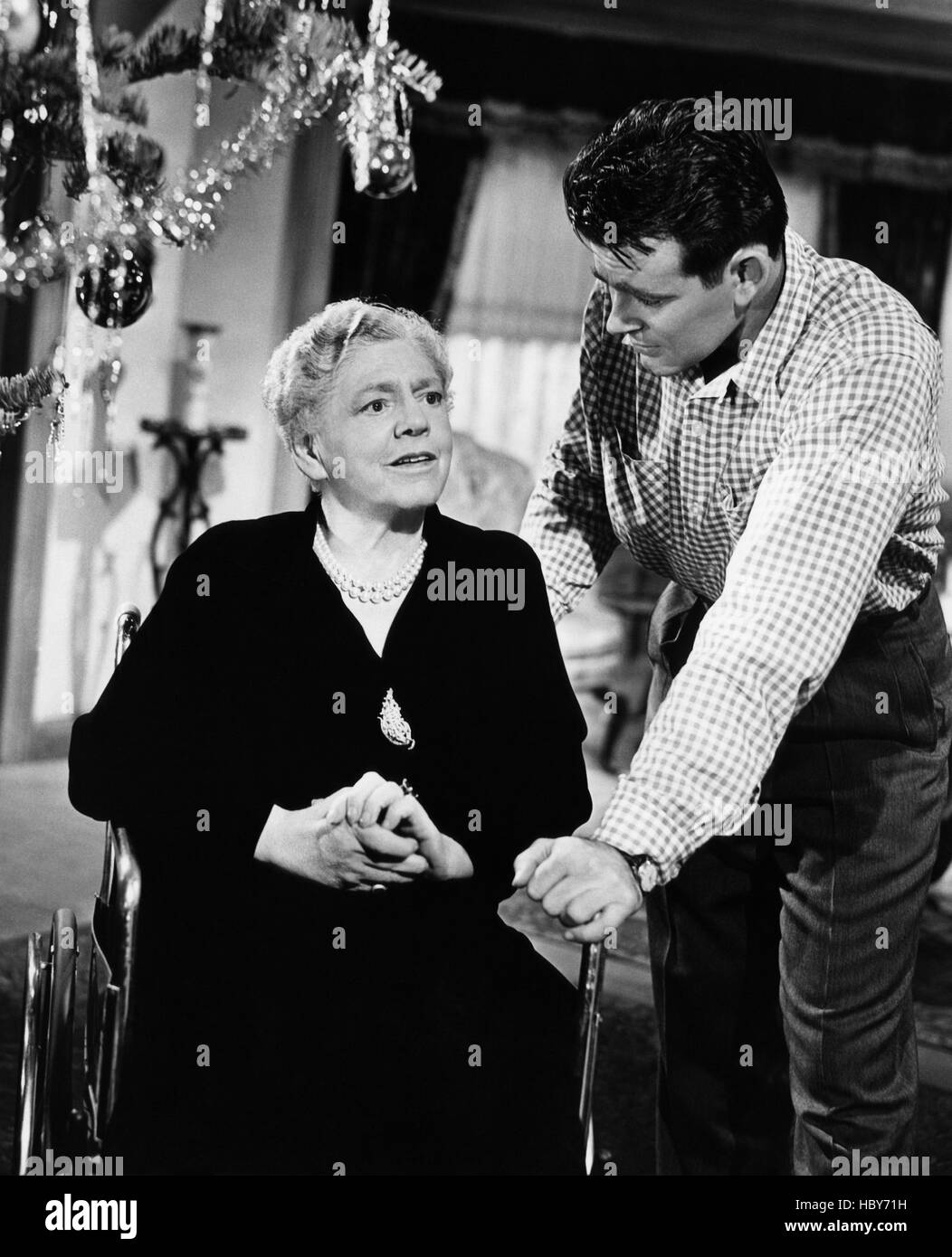 JOHNNY TROUBLE, Ethel Barrymore, Stuart Whitman, 1957 Stock Photo - Alamy