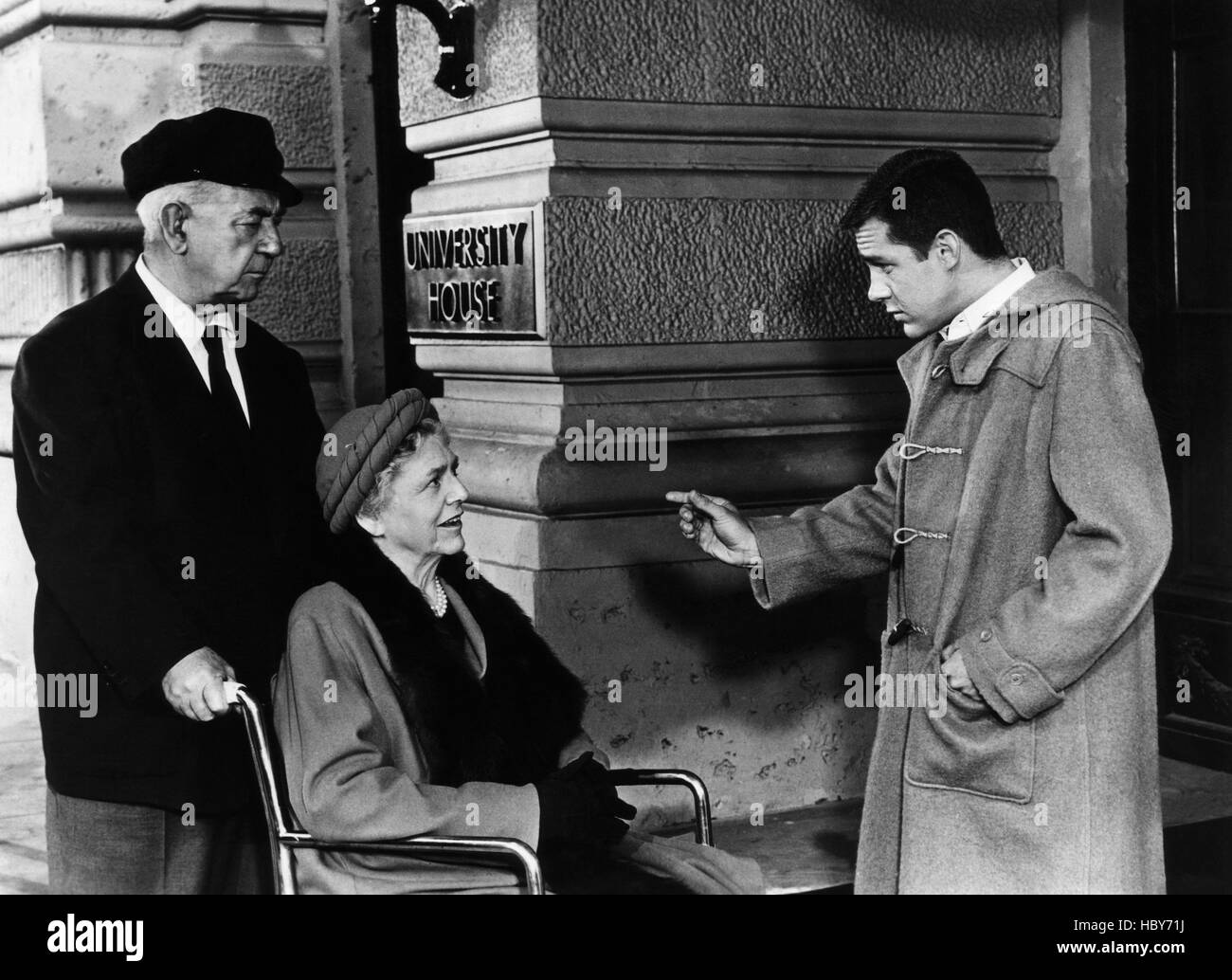 JOHNNY TROUBLE, Cecil Kellaway, Ethel Barrymore, Jack Larson, 1957 ...
